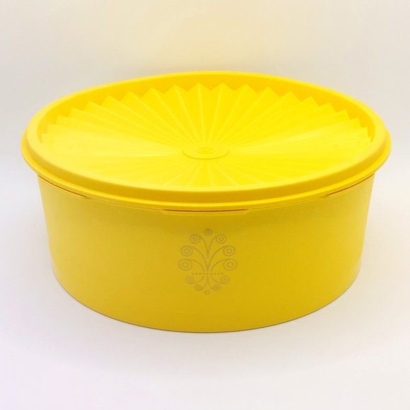 Tupperware | Kitchen | Tupperware Harvest Yellow Servalier Stackable ...